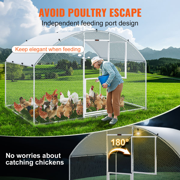 Tucker Murphy Pet™ Darzell Chicken Coop with Chicken Run | Wayfair