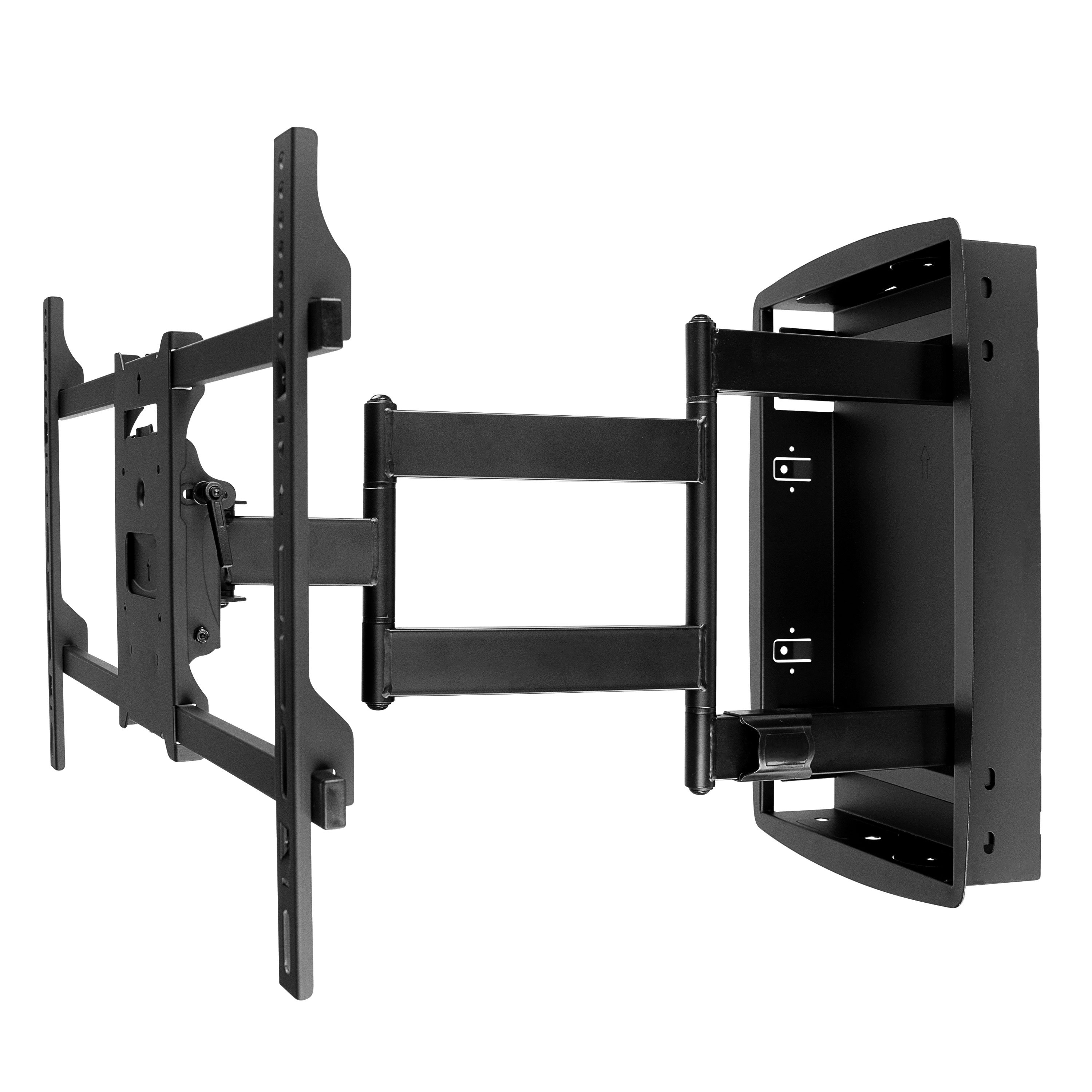 Mount-it Black Wall Mount for Holds up to 175 lbs | Wayfair