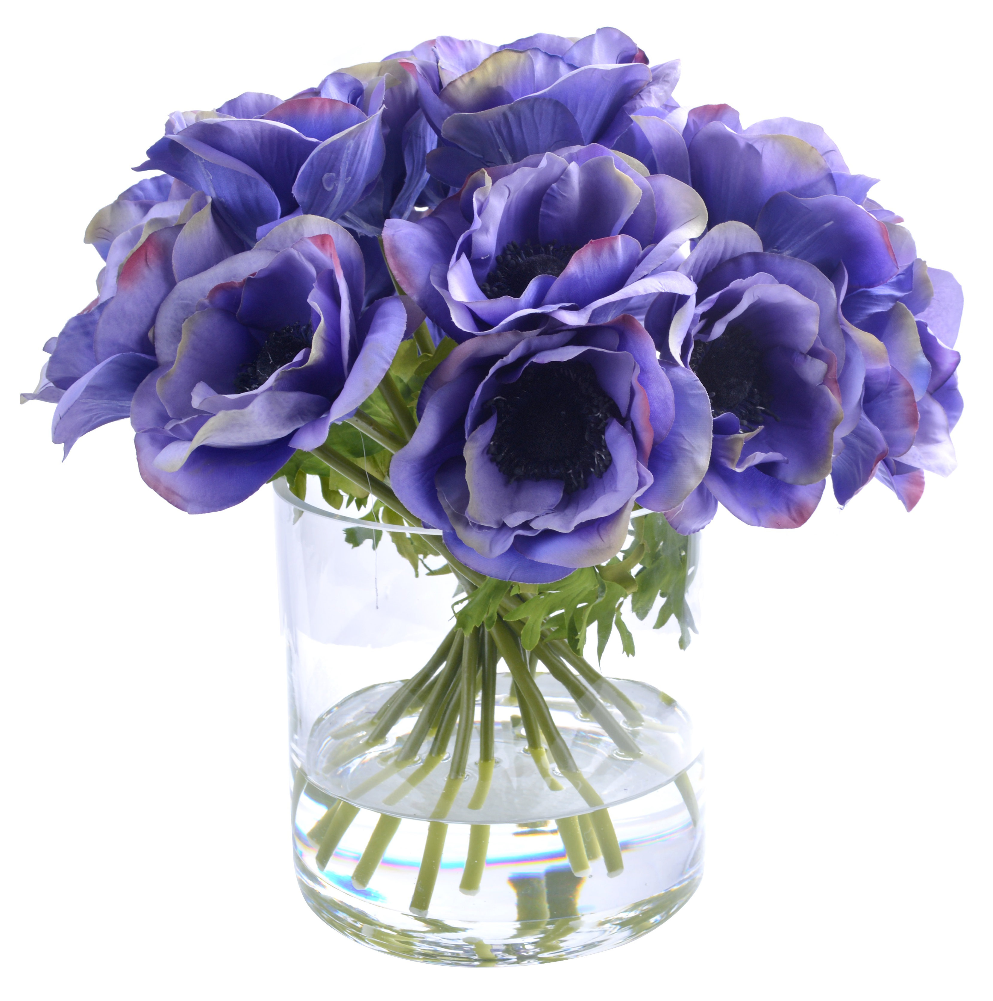 Winward Silks Poppy Floral Centerpieces in Vase | Wayfair