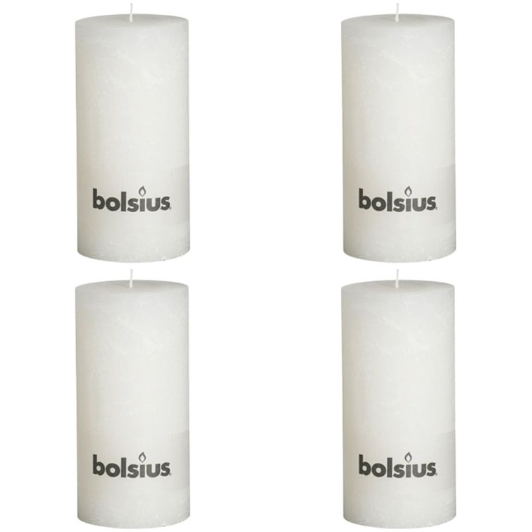 The Seasonal Aisle Bolsius Rustic Pillar Candle 200 x 100 mm | Wayfair ...
