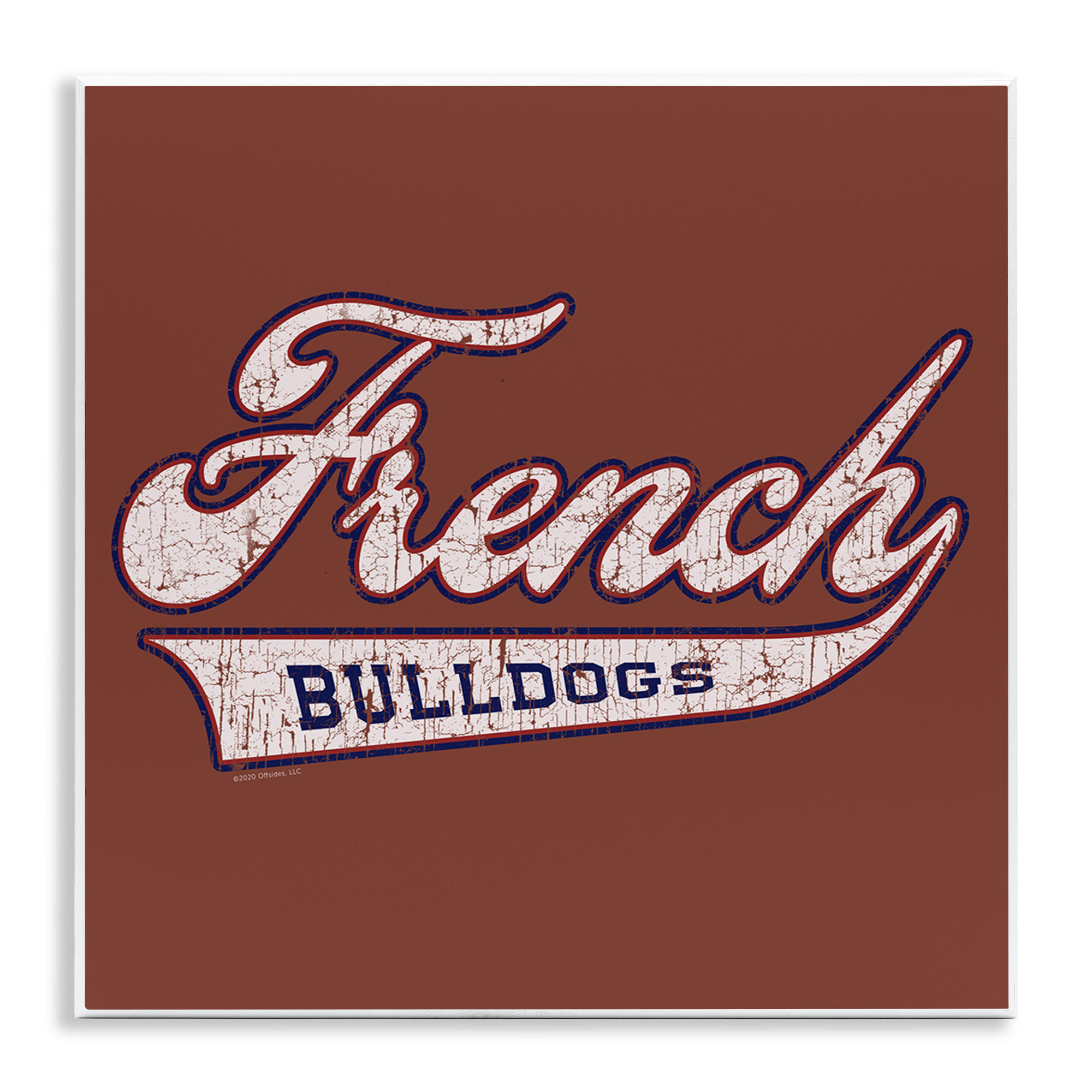 Dakota Fields French Bulldog Varsity Wall Plaque Art by Spirit Animals ...