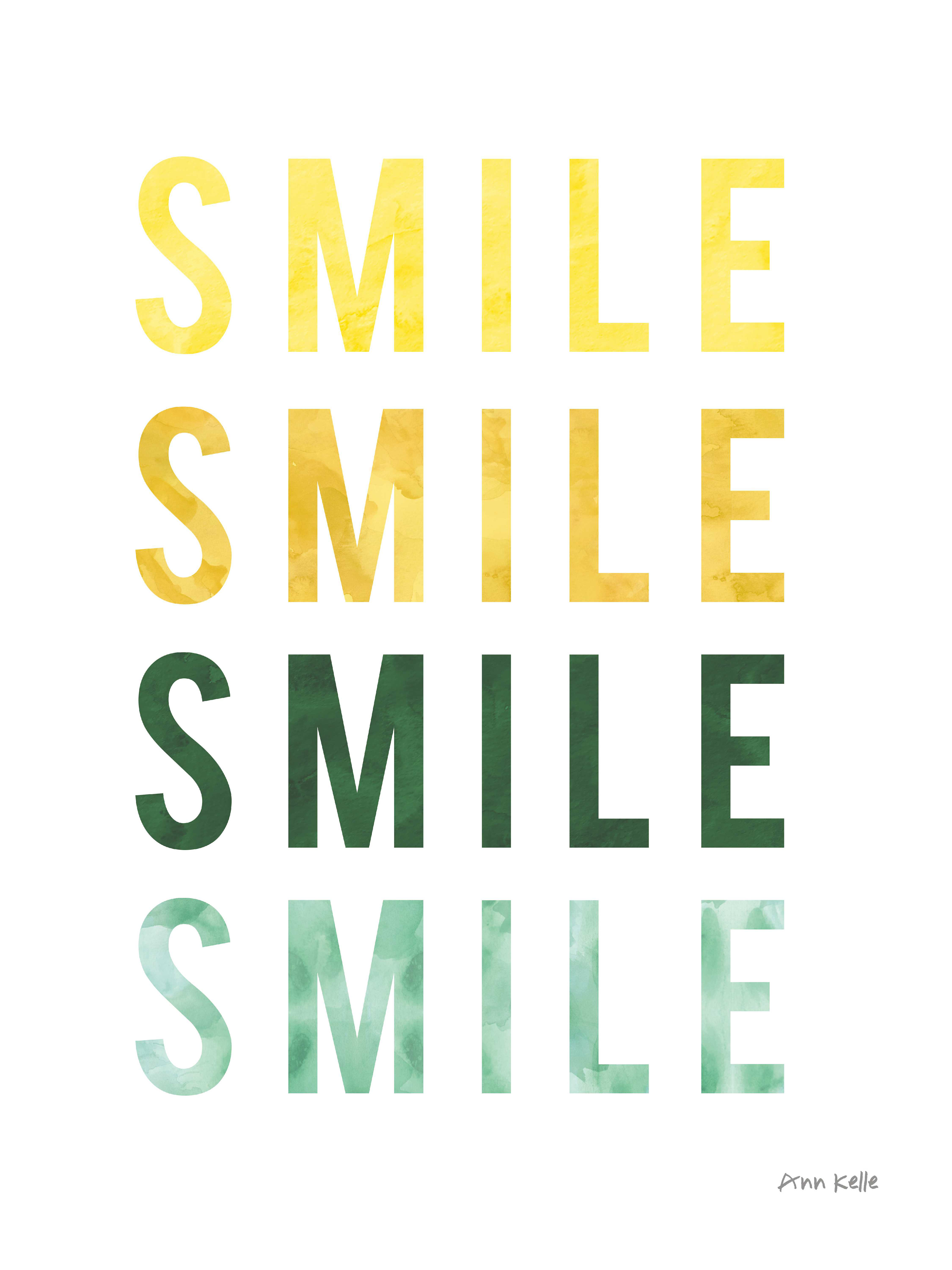 Trinx Smile Smile Crop by Ann Kelle - Wrapped Canvas Textual Art | Wayfair