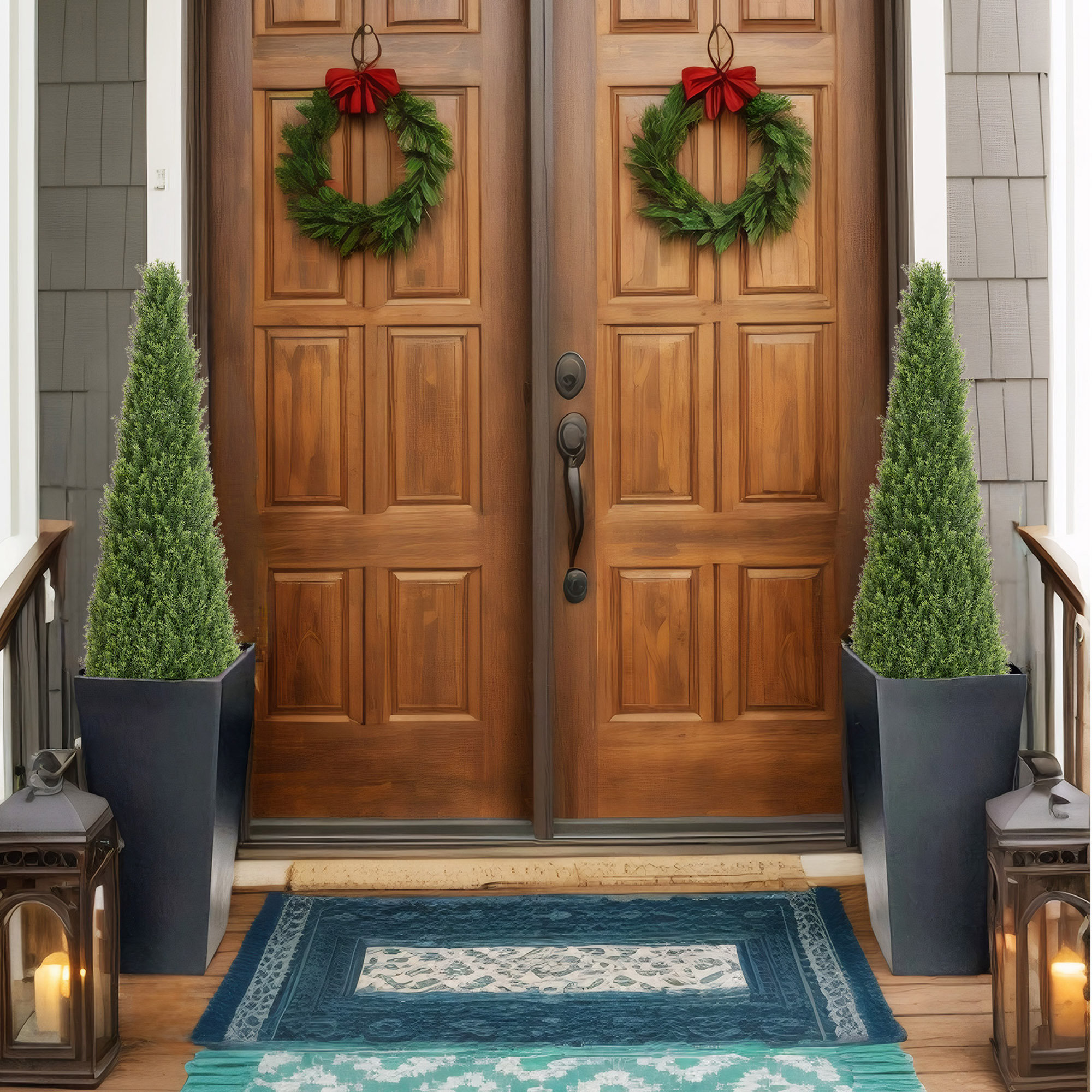 Primrue Topiary Tree Plant Potted Trees Decorations For Indoor Living ...