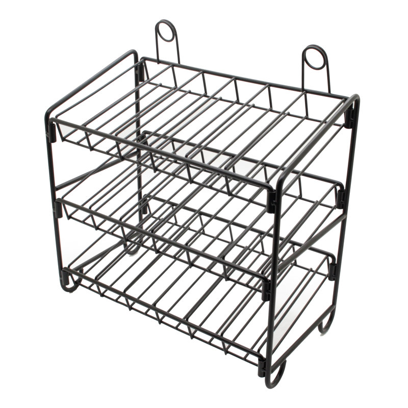 FixtureDisplays 3-Tier Countertop Wire Rack Cup, Coffee Pods, Bottle ...