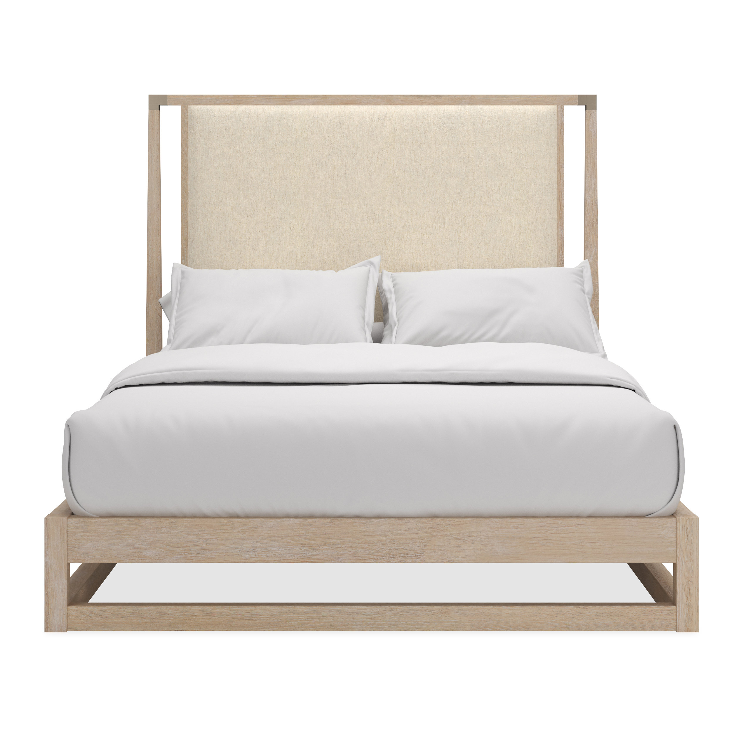 Caracole Pinstripe Bed | Perigold