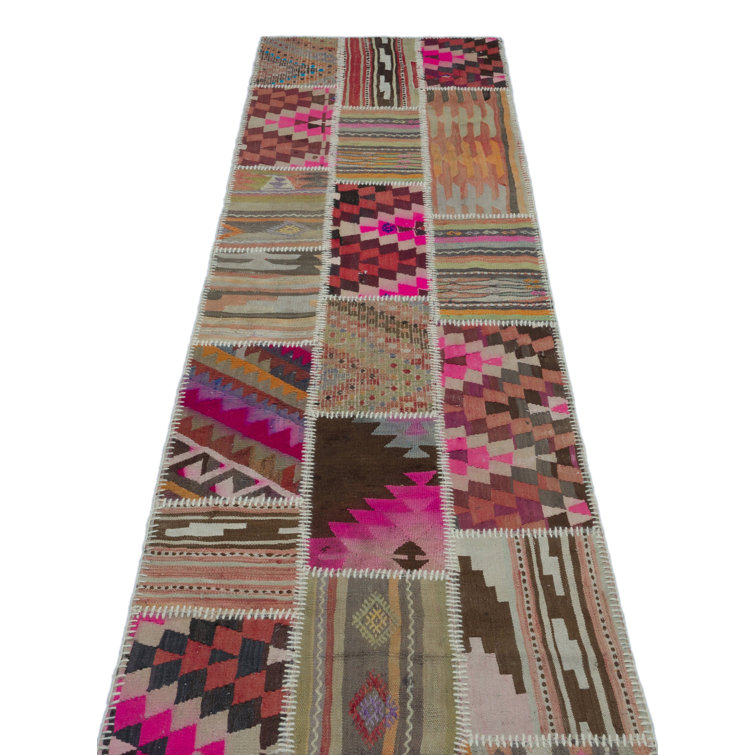 Hargun Runner Teselya Vintage Hand Woven Hand Knotted Runner 80cm X ...