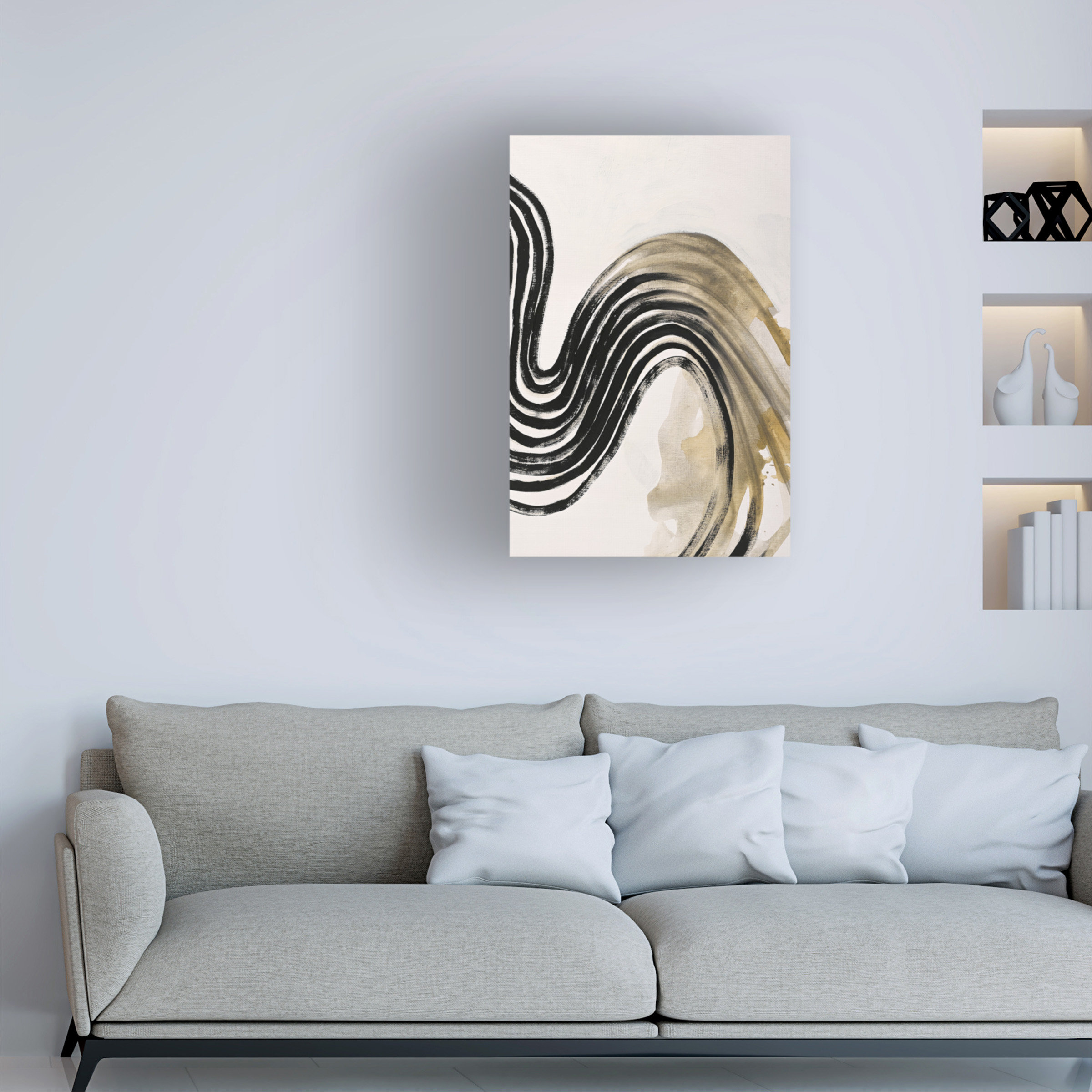 Trademark Fine Art Abstract Design Fabrikken Stripes | Wayfair