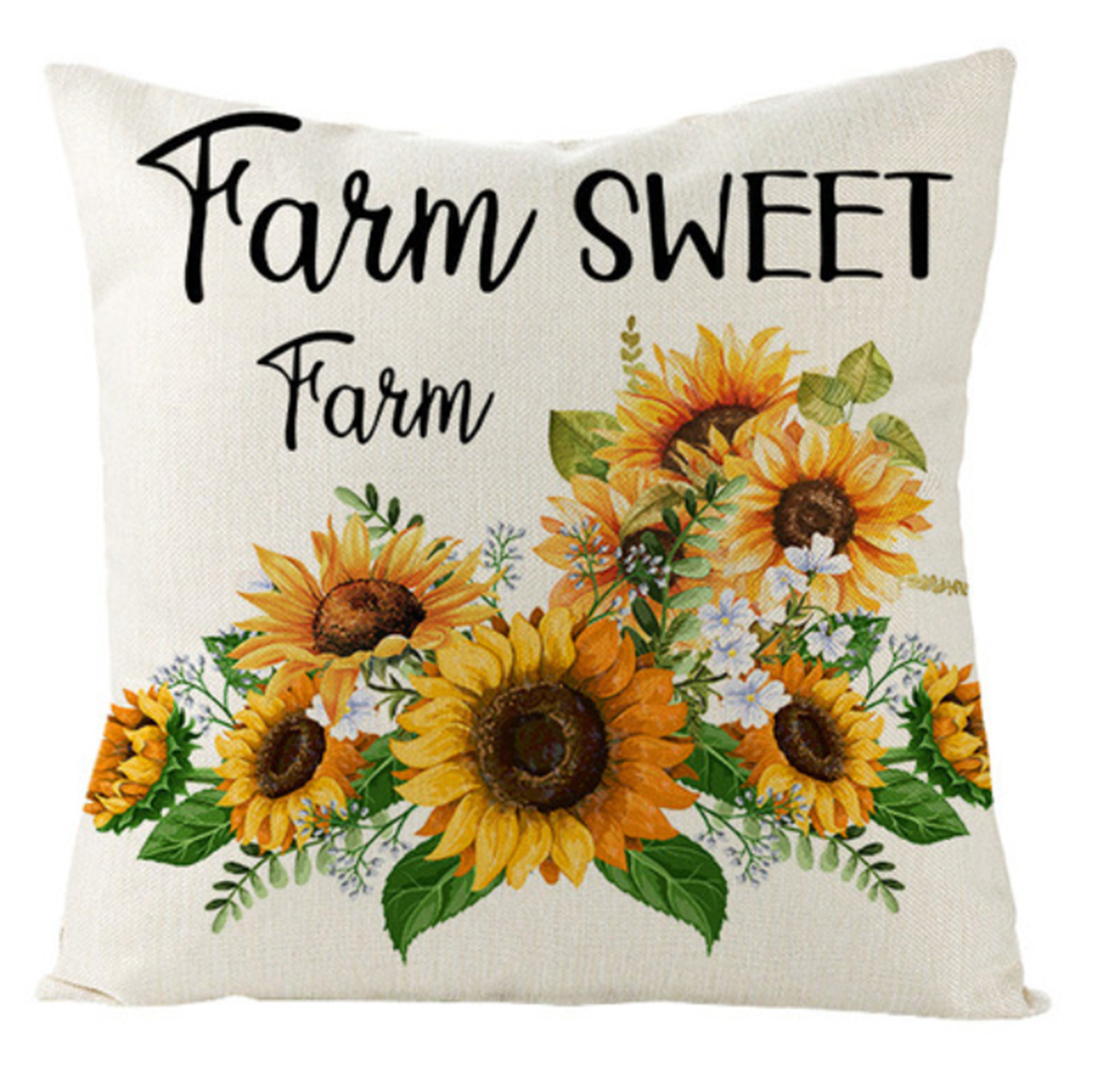 LINEL COLLECTION Farm Sweet Farm Pillow Cover | Wayfair