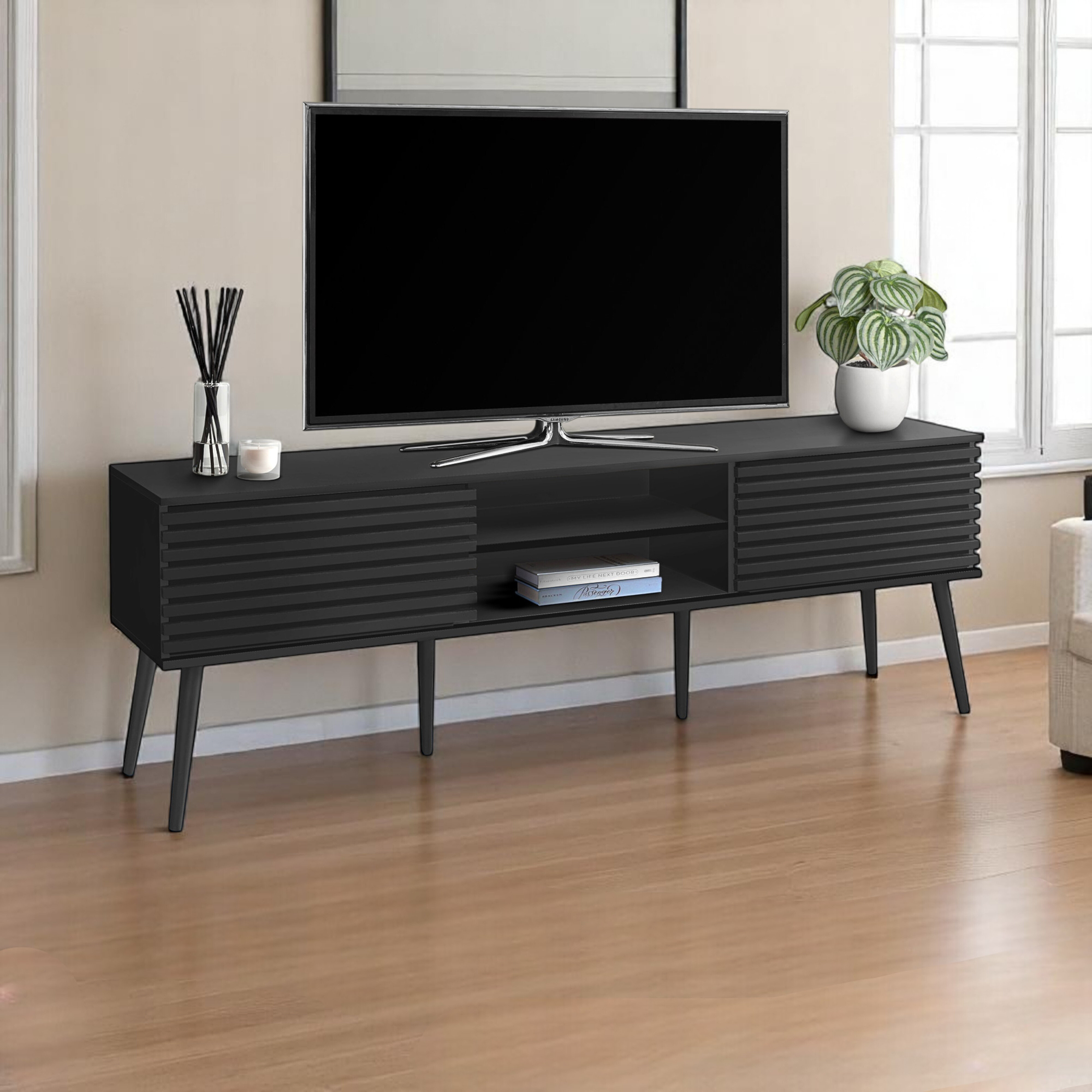 Latitude Run® Luiza 72 Inch TV Stand | Wayfair