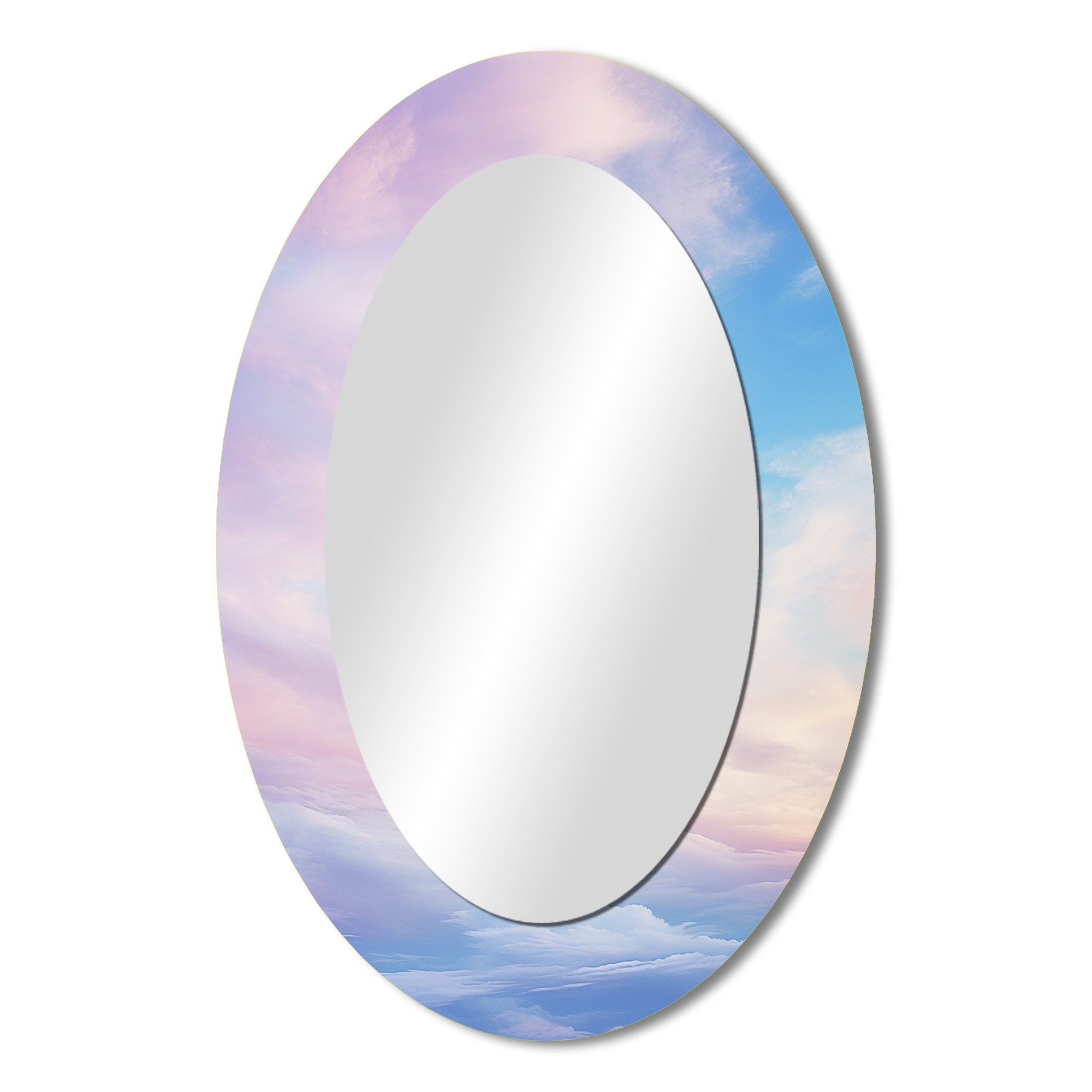Dakota Fields Pink Sky Photo Celestial Symphony II - Large Oval Wall ...