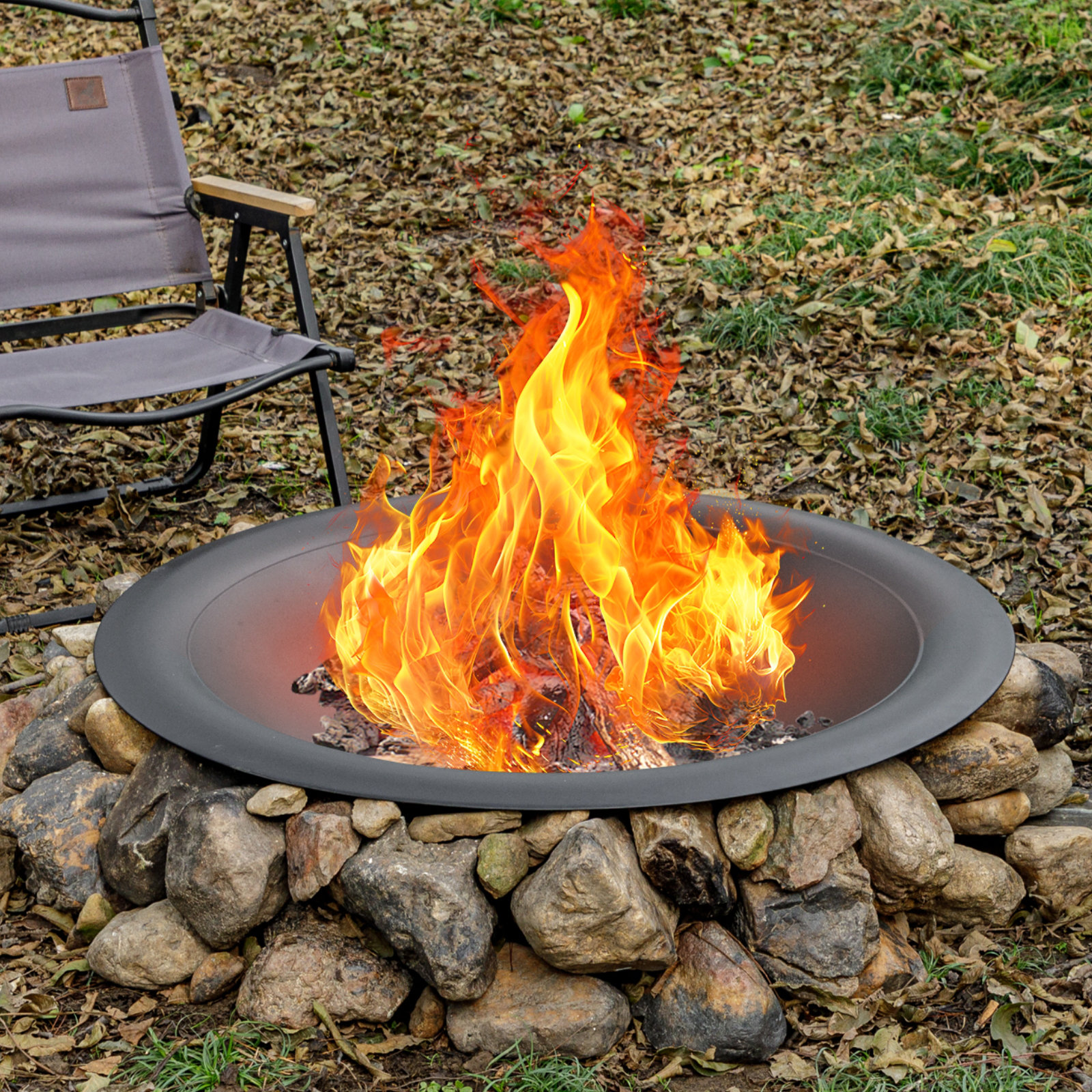 Trent Austin Design 35 Inch Steel Fire Bowl For Diy Or Replacement ...