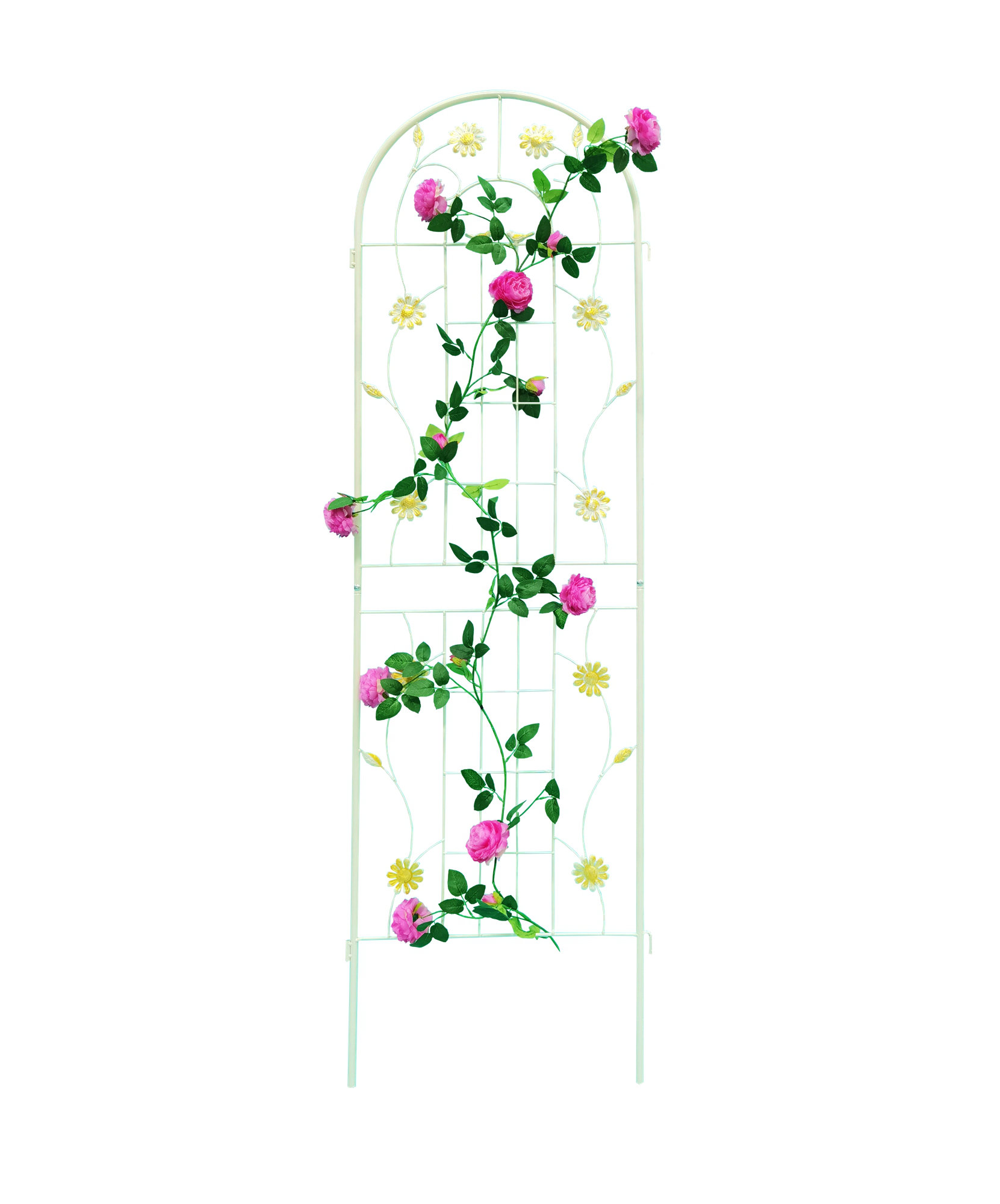 Arlmont & Co. 4 Pack Metal Garden Trellis 86.7" X 19.7" Rustproof ...