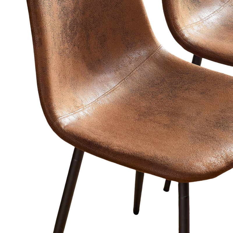 17 Stories 42"L Round Mordern Pedestal Fluted Dining Table Set For 4-6 ...