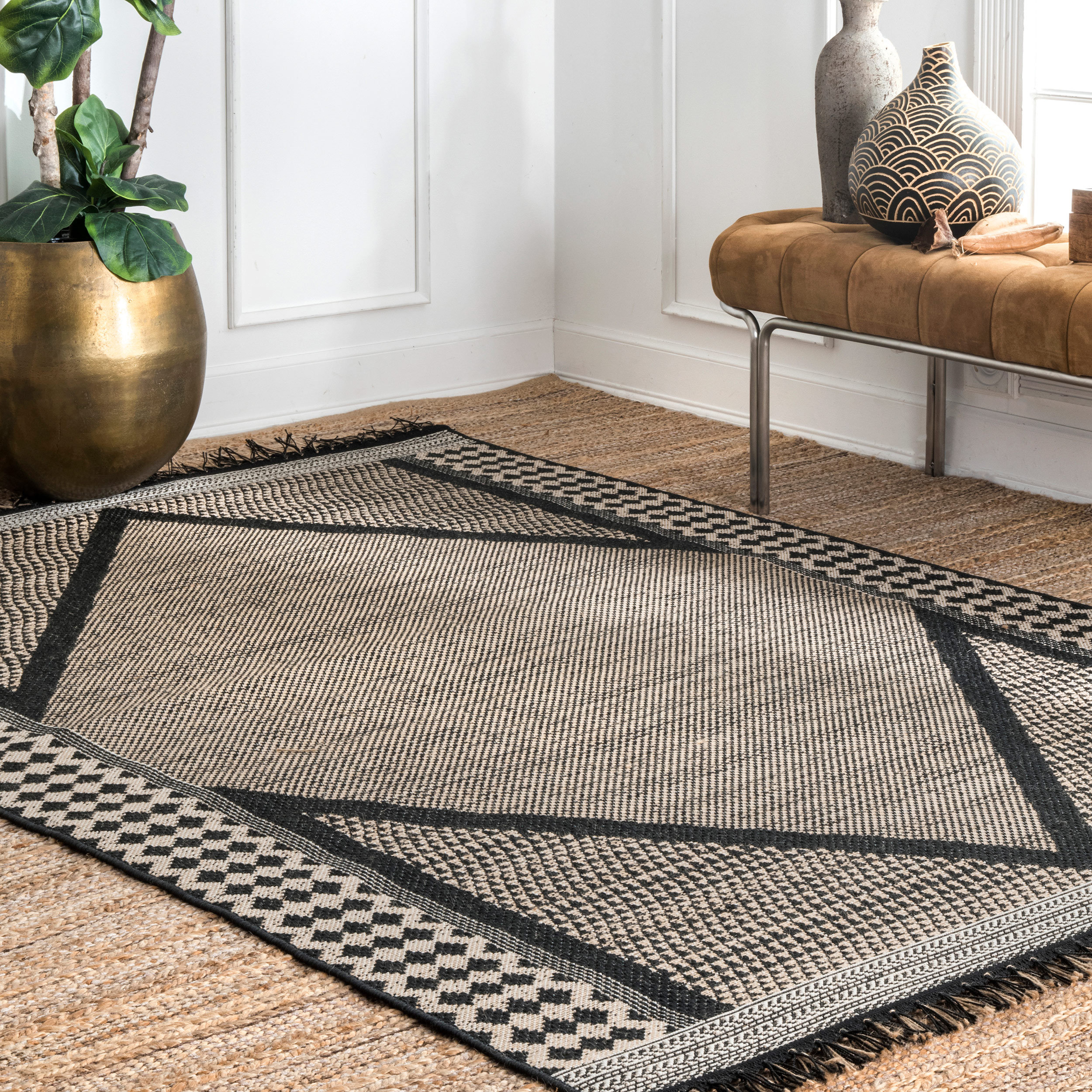Union Rustic Rovel Geometric Rug & Reviews | Wayfair