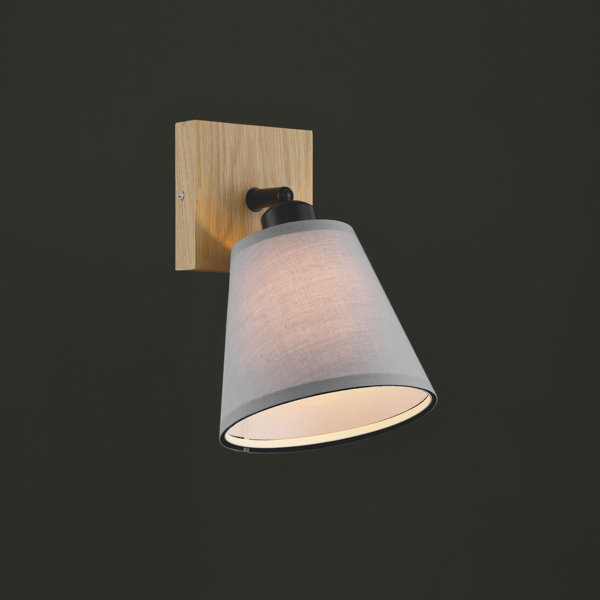 17 Stories Taffney Wood Swing Arm Sconce | Wayfair.co.uk