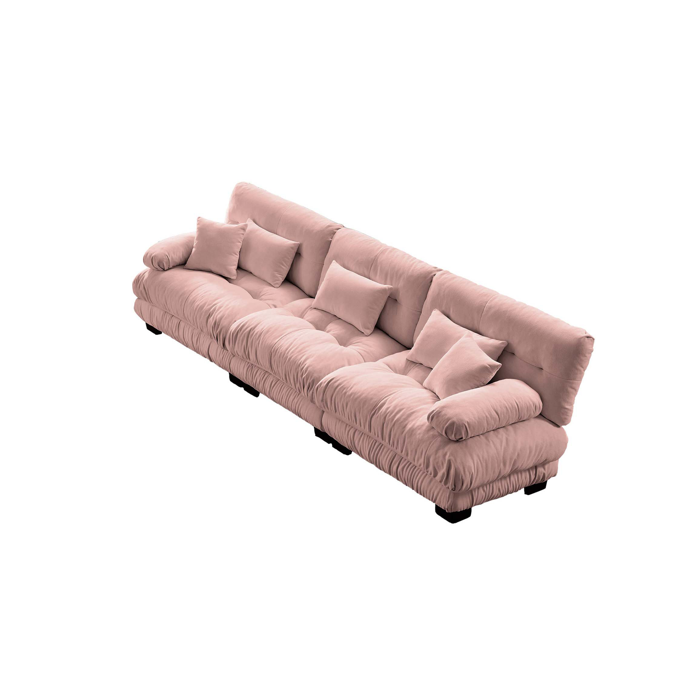 Latitude Run® 3-Seater Sectional Sofa Modular Deep Seat Sofa Couch ...