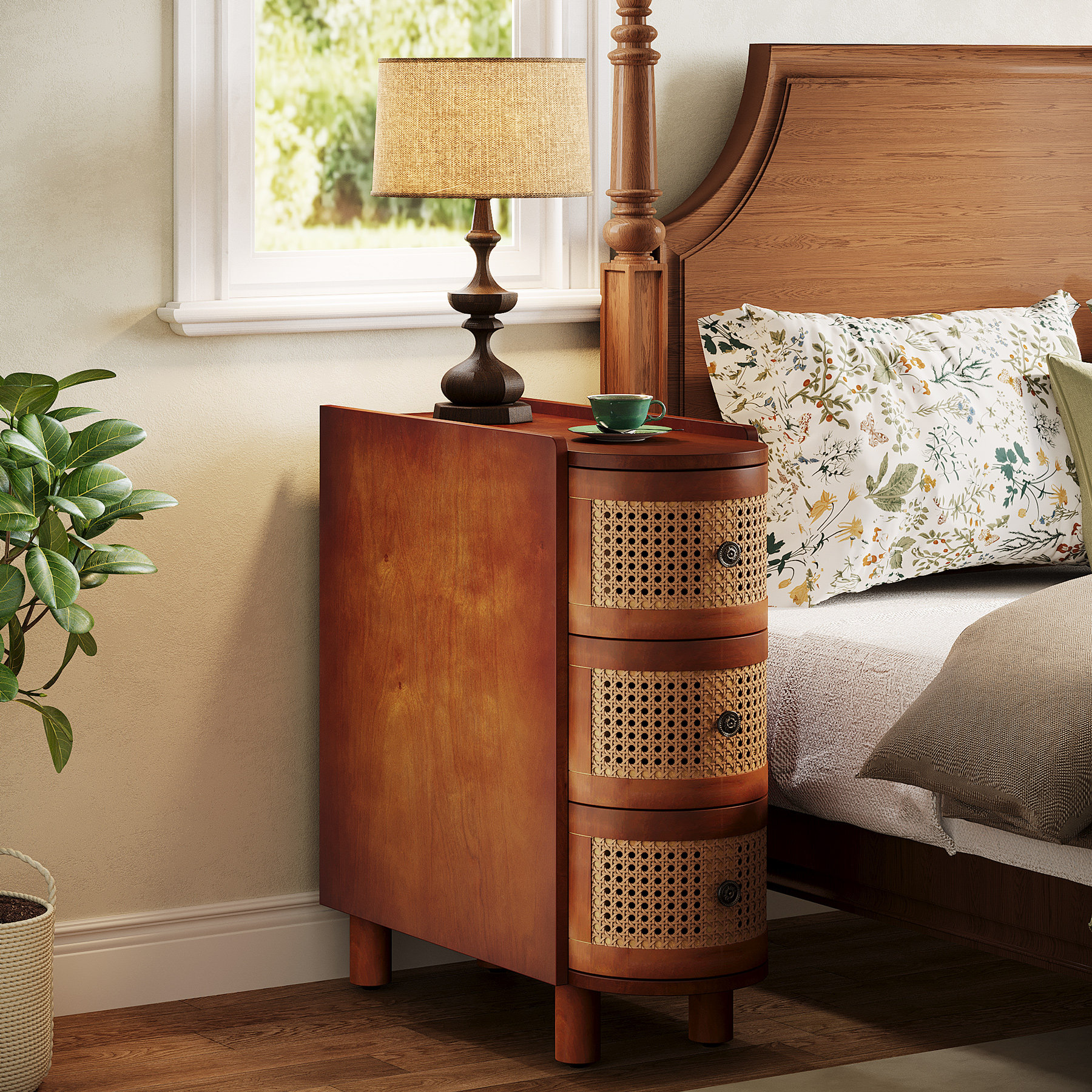 Bay Isle Home™ 3 Drawer End Table & Reviews | Wayfair