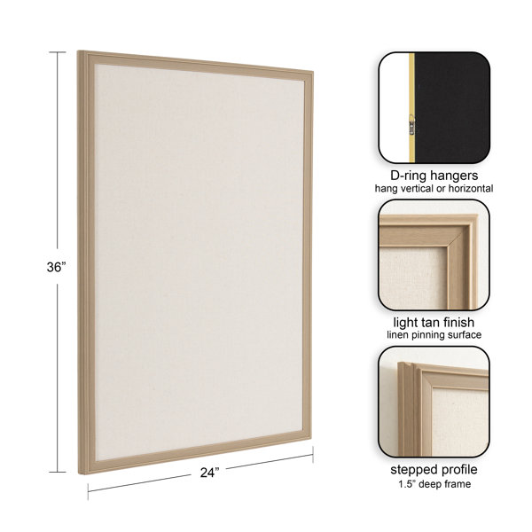 Wildon Home® Farhod Wall Mounted Bulletin Board & Reviews | Wayfair