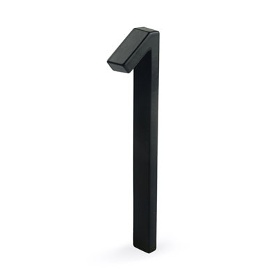 HASWARE 5Inch Black 5'' H Metal House Number & Reviews | Wayfair