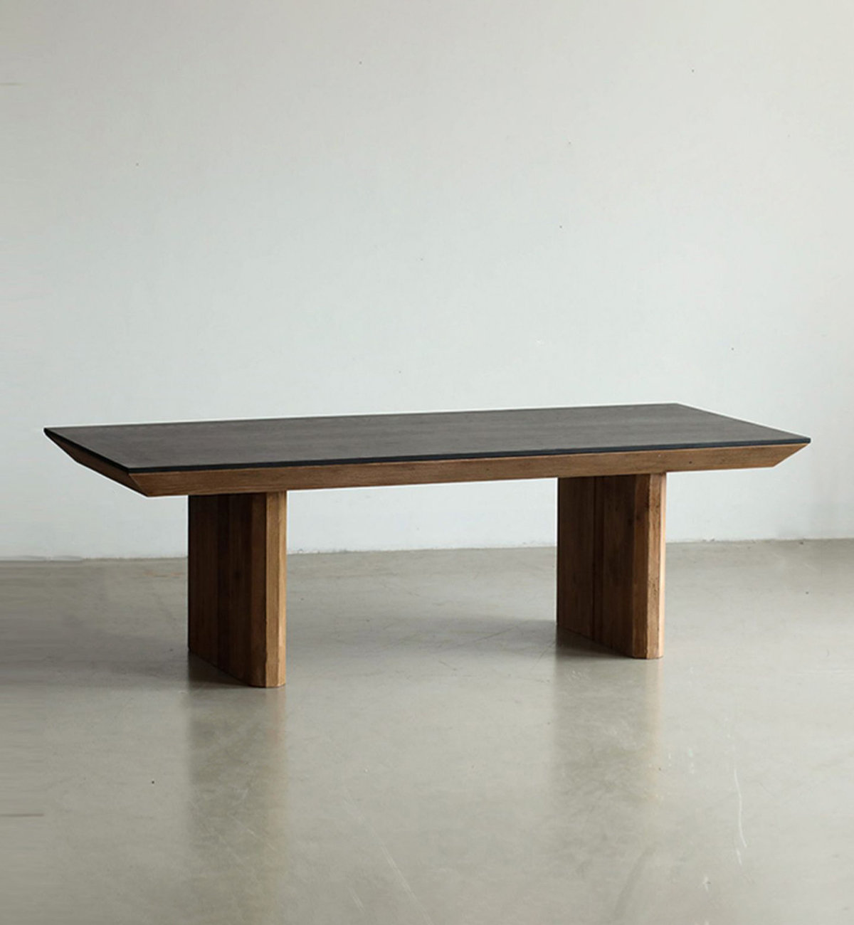 Stella Trek Black rectangular solid wood dining table | Wayfair