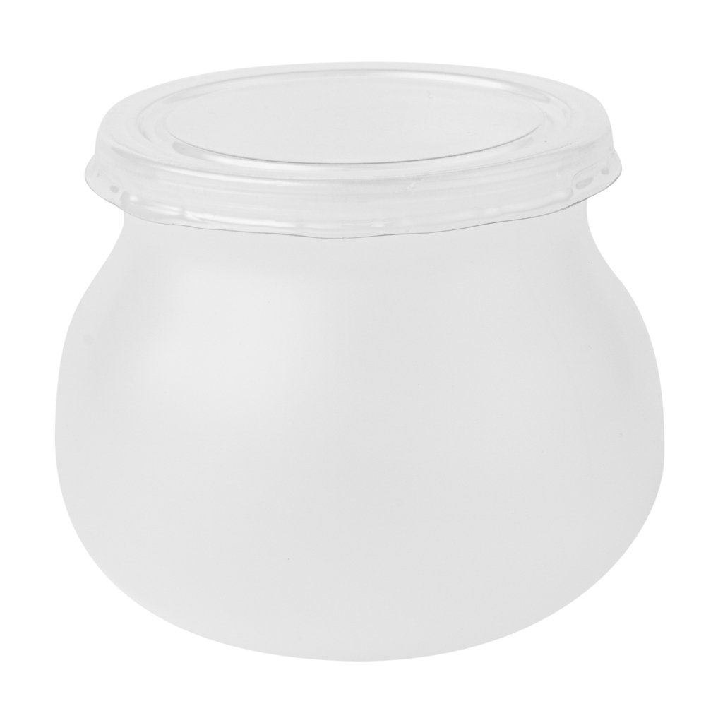 Restaurantware-3.5 Ounce Frosted Candy Jars, 100 Disposable Small Jars ...