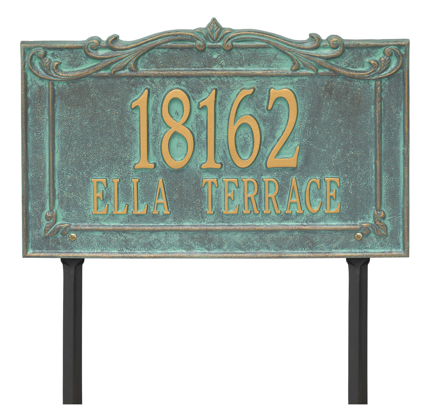 Whitehall Products Signature Series 2-Line Lawn Address Sign | Perigold