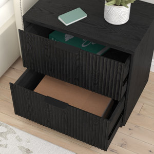 Latitude Run® Bossett 24" Wide Rectangular Nightstand | Wayfair