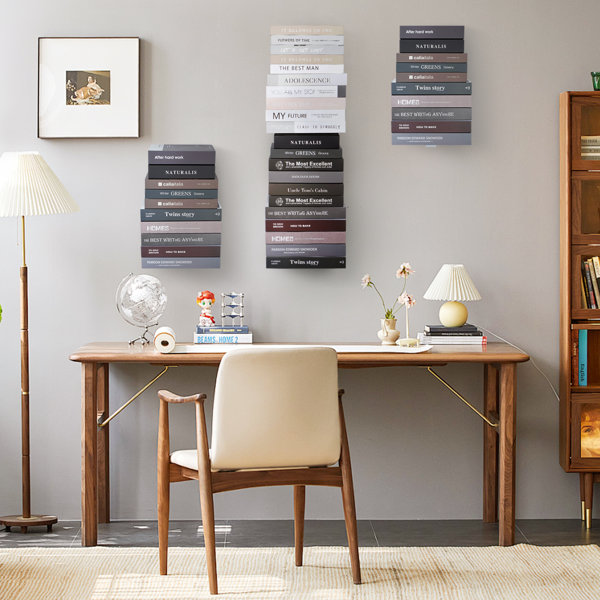 Ebern Designs Waldean Invisible Floating Bookshelf, Wall Mounted ...