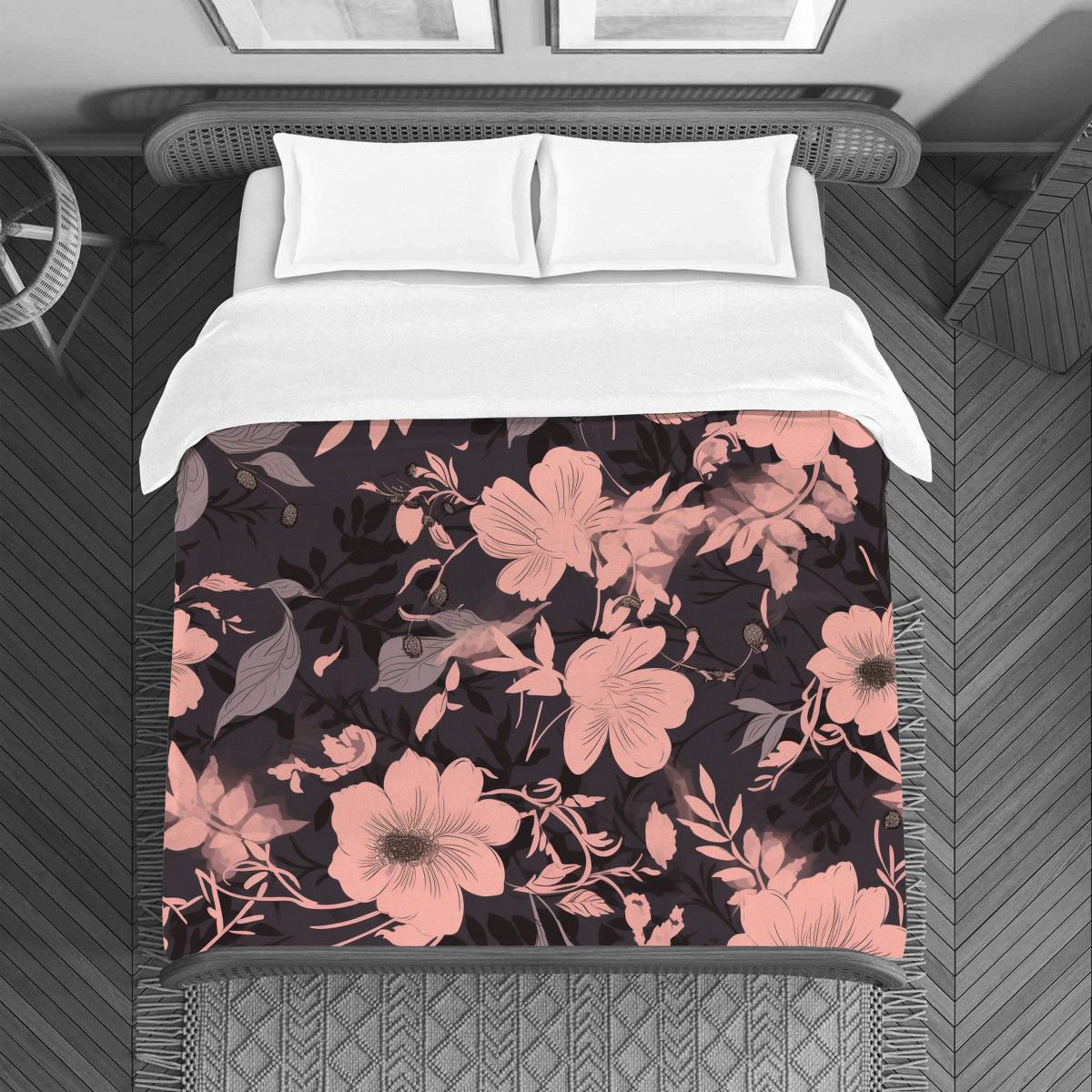 VisionDecor Dusky Bloom Bedding | Wayfair