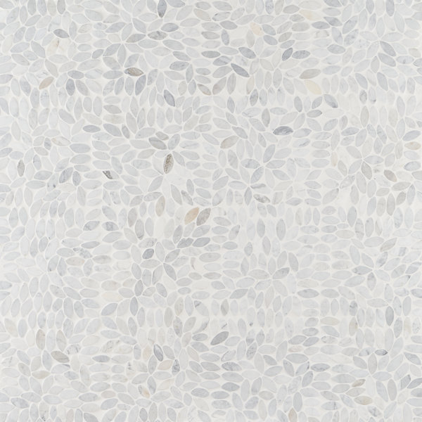 Bond Tile Picturesque Flower 11.81 in. x 11.81 in. Natural Stone Floor ...
