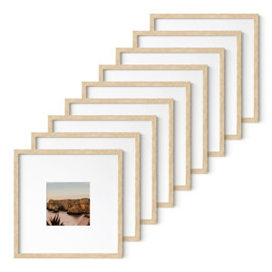 Haus and Hues Wood Picture Frame - Set of 9 | Wayfair