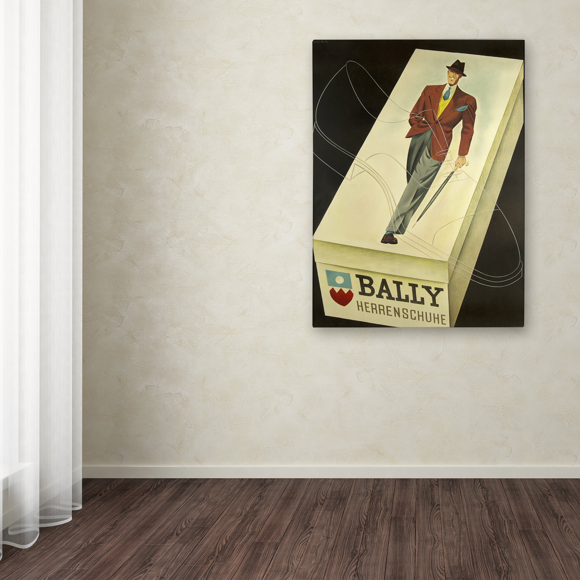 Trademark Art " Bally Box " by Vintage Apple | Wayfair