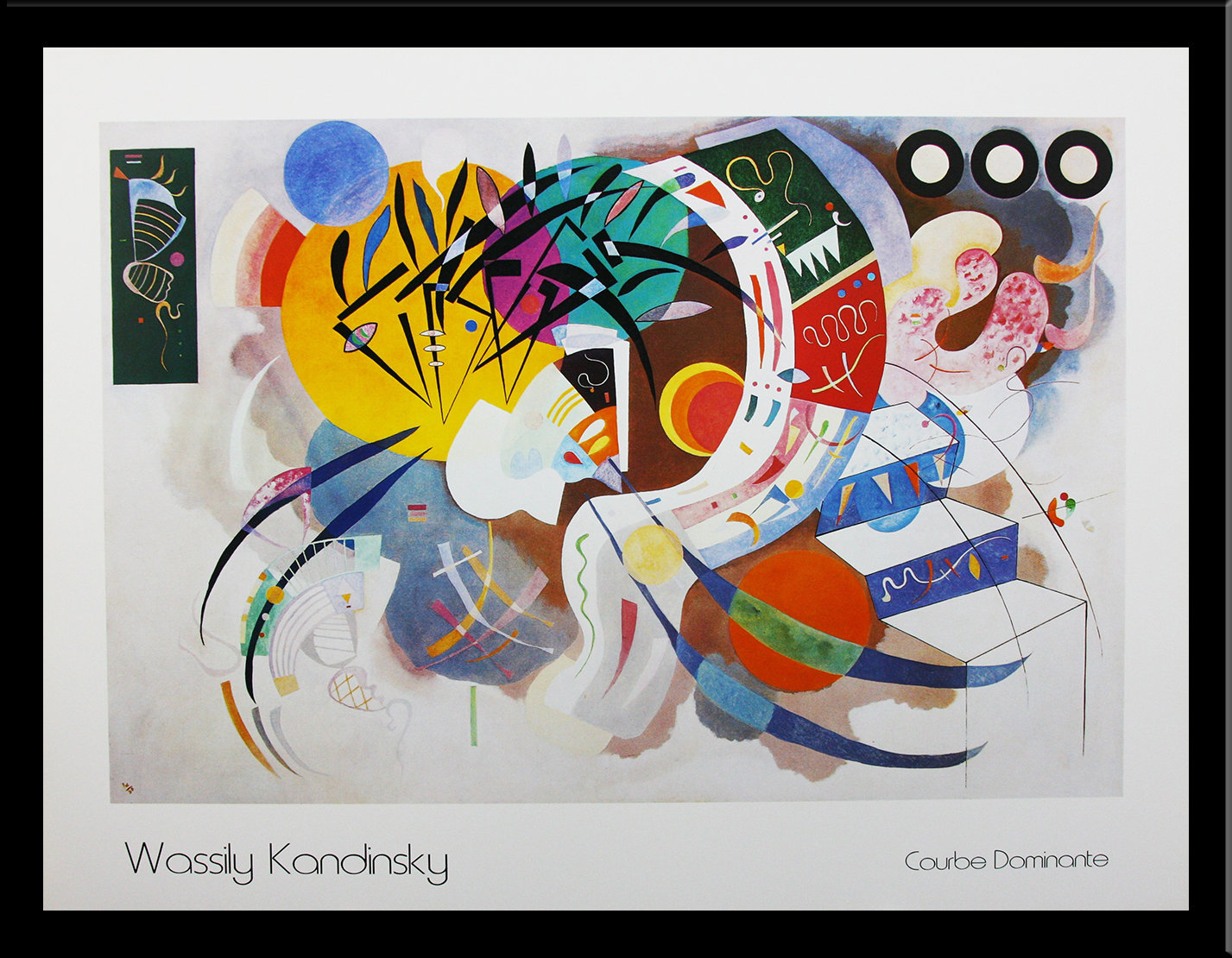 Vault W Artwork Museum Masters 'Dominant Curve, 1936' by Wassily ...