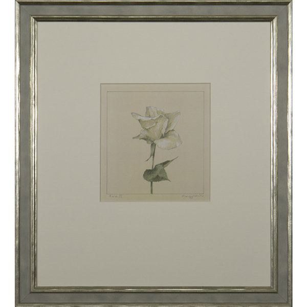 The Natural Light Rose II by Daughdrill - Picture Frame Painting | Perigold