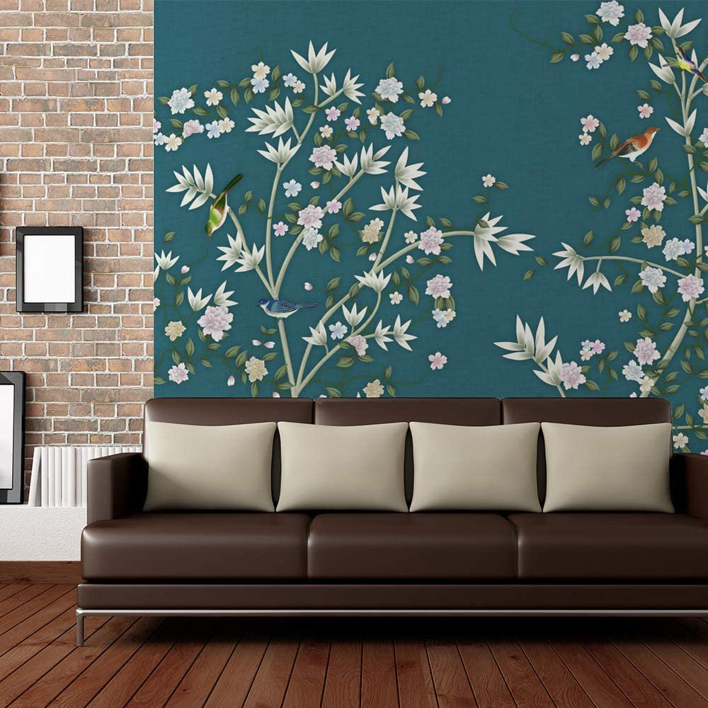 IDEA4WALL Idées murales murales pour chambre à coucher, style chinois ...