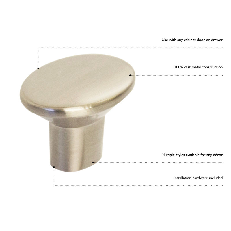 Design House Barrel 3/4 Diameter Cylindrical Knob Multipack & Reviews ...