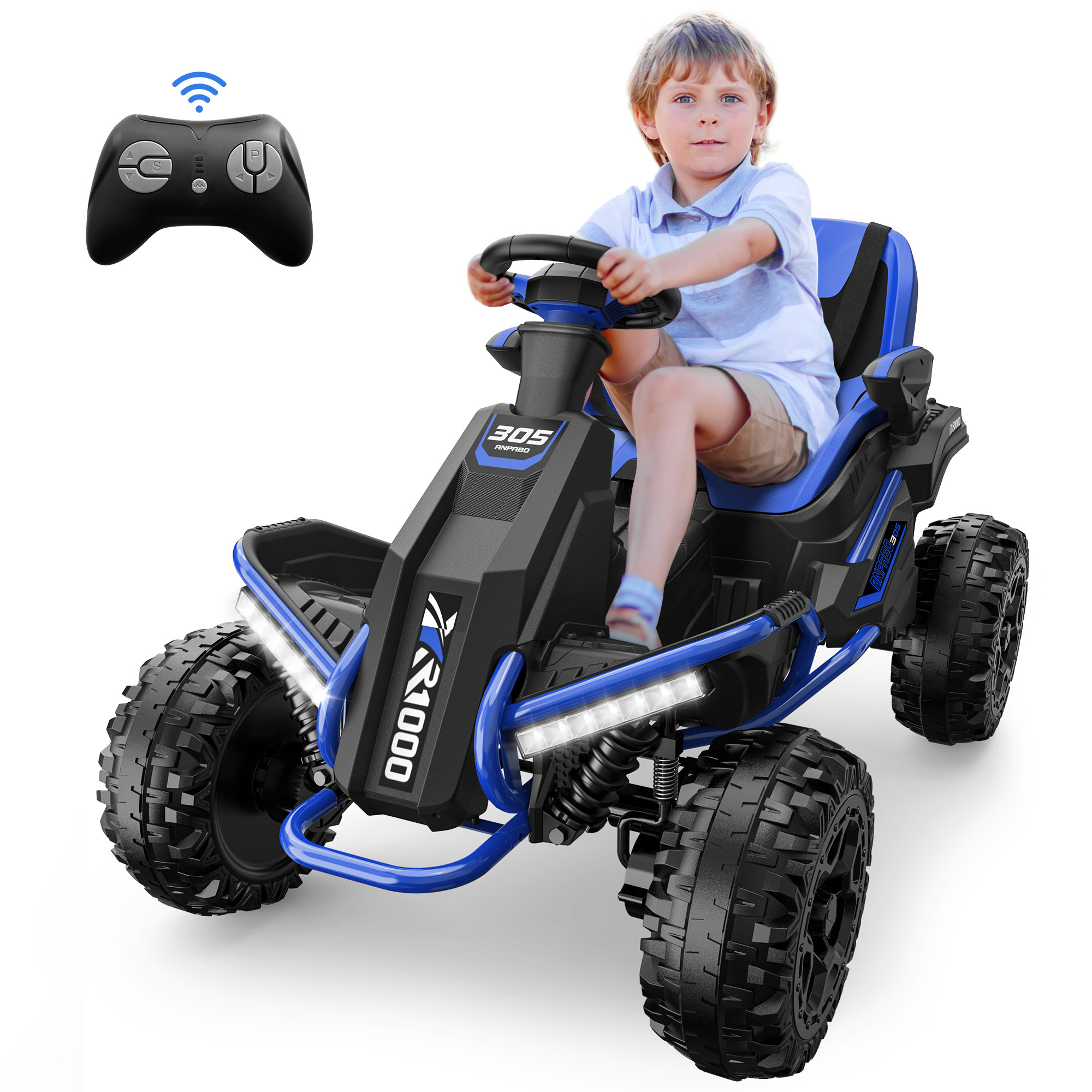 ARBELI 24V 4WD Powered Ride on ATV Car for Big Kids, Ride on Toys with ...