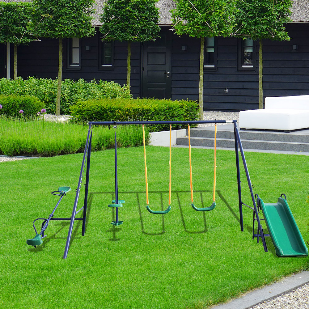 Vandia Ensemble de balançoires en métal Vandia - Wayfair Canada