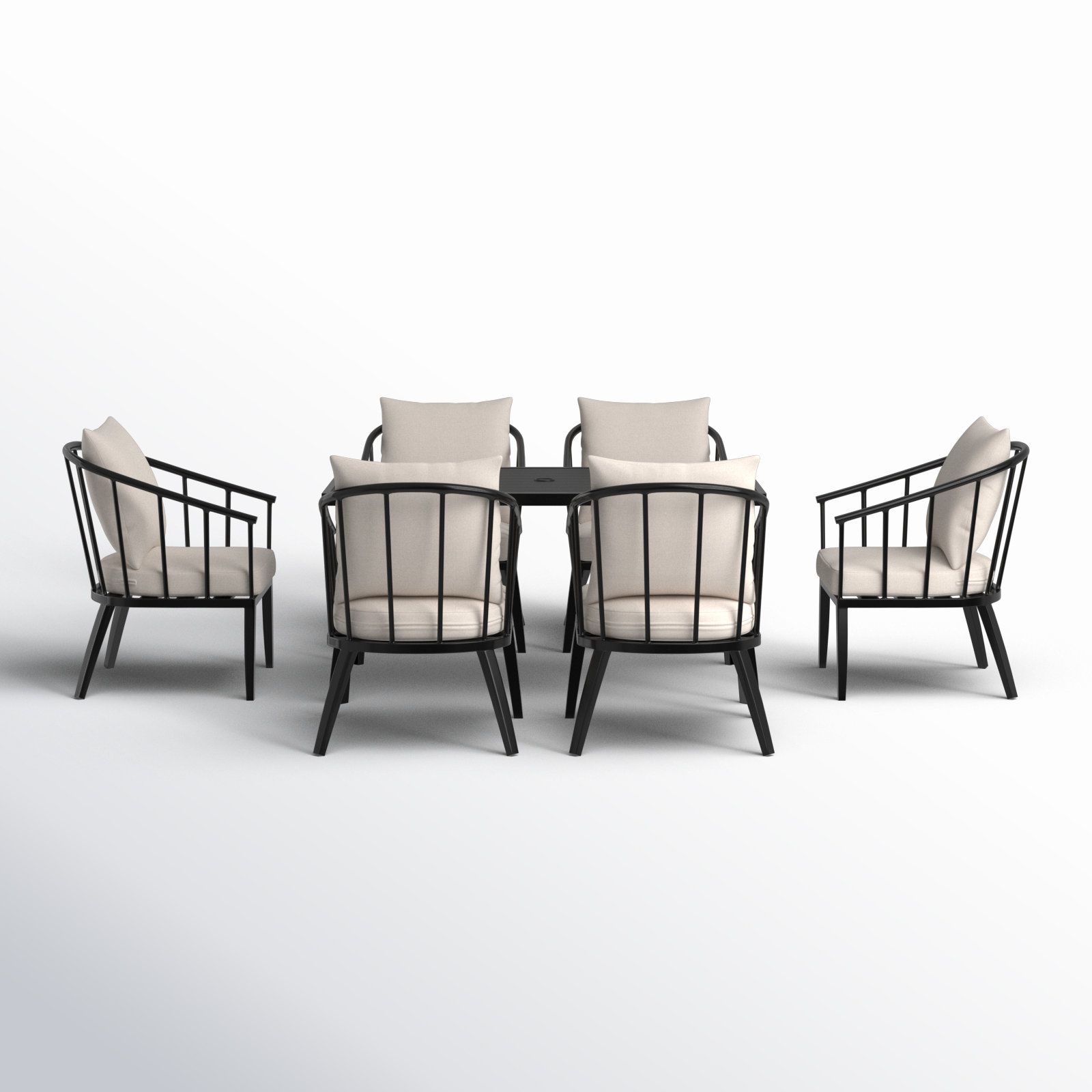 Birch Lane™ Serena 6-Person Outdoor Dining Set | Joss & Main