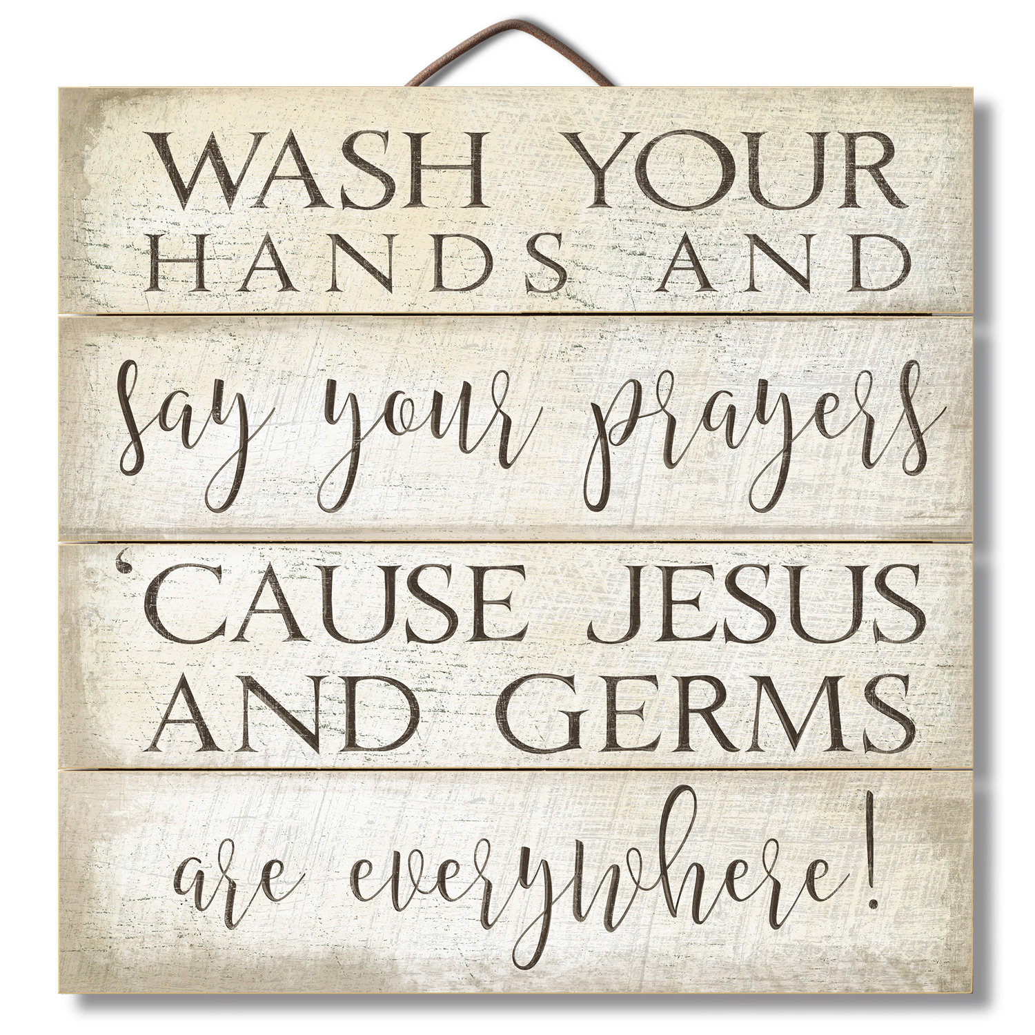 Red Barrel Studio® Wash Your Hands Wall Décor & Reviews | Wayfair