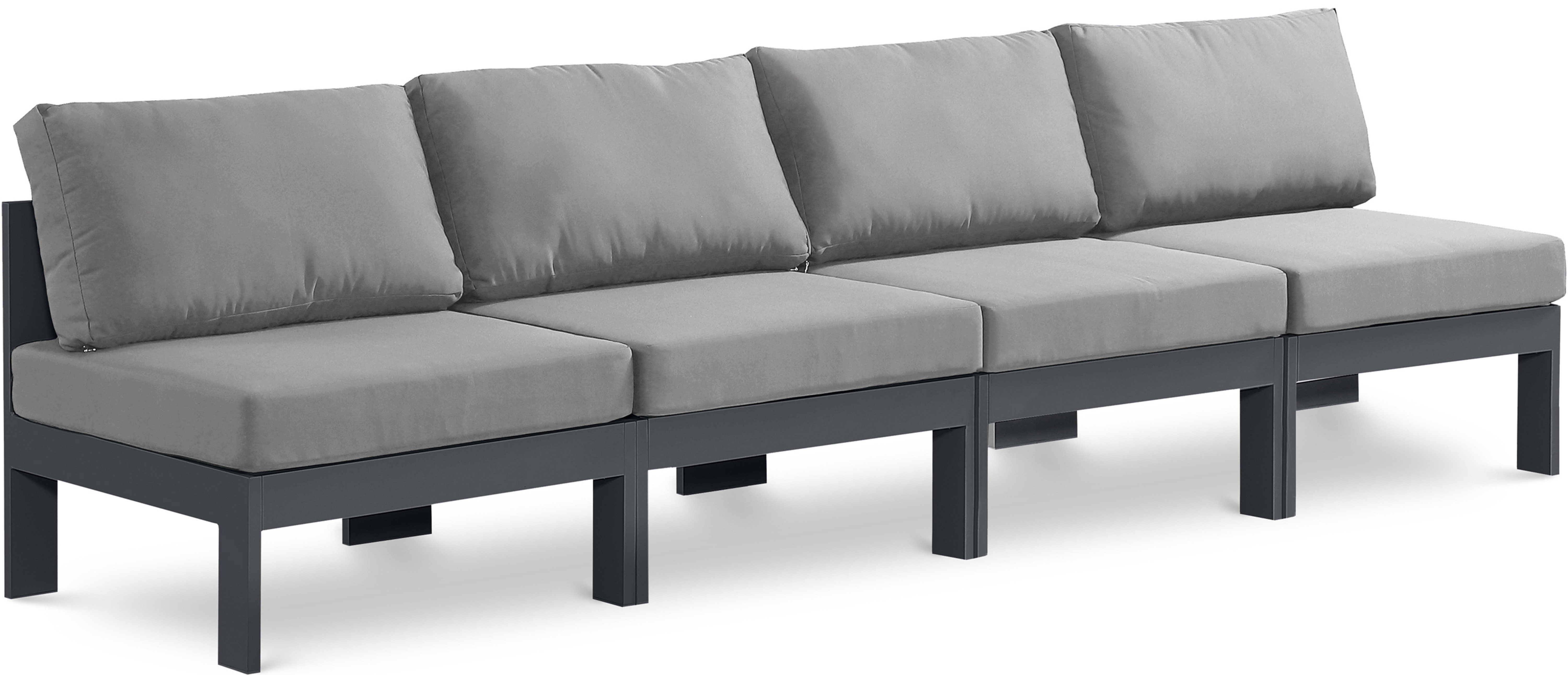 Ebern Designs Kylis 120" Wide Outdoor Patio Sofa with Cushions | Wayfair