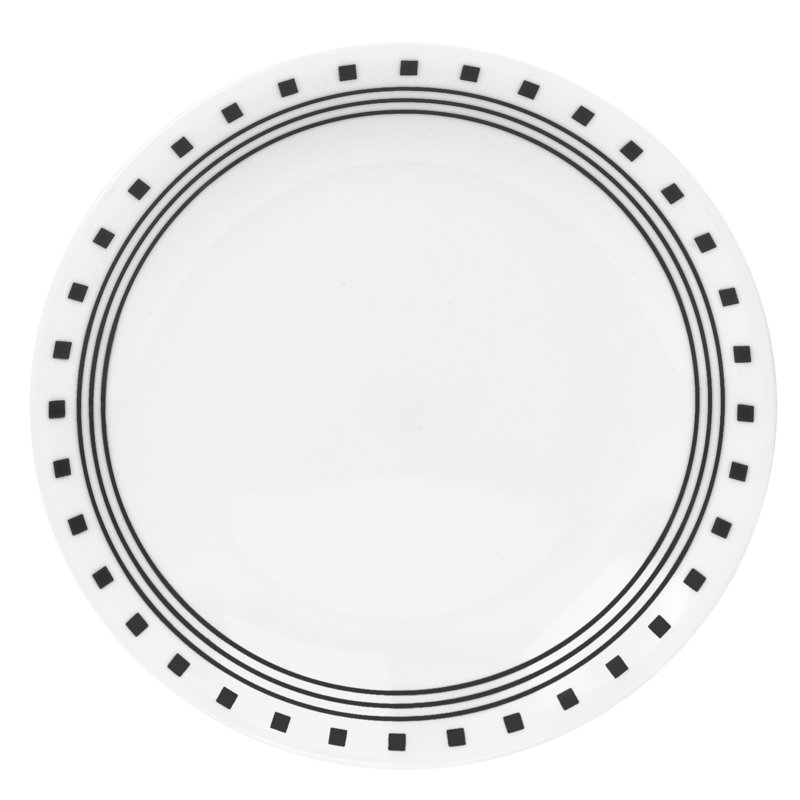 Corelle Livingware City Block 8.5'' Salad/Dessert Plate - Set of 6 ...
