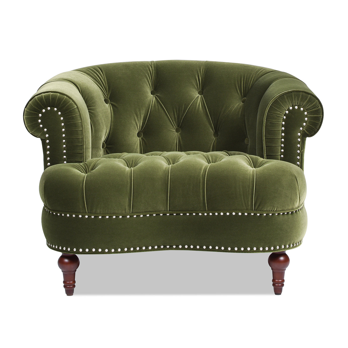 House of Hampton® Mercer 106.68Cm Wide Tufted Velvet Armchair & Reviews ...