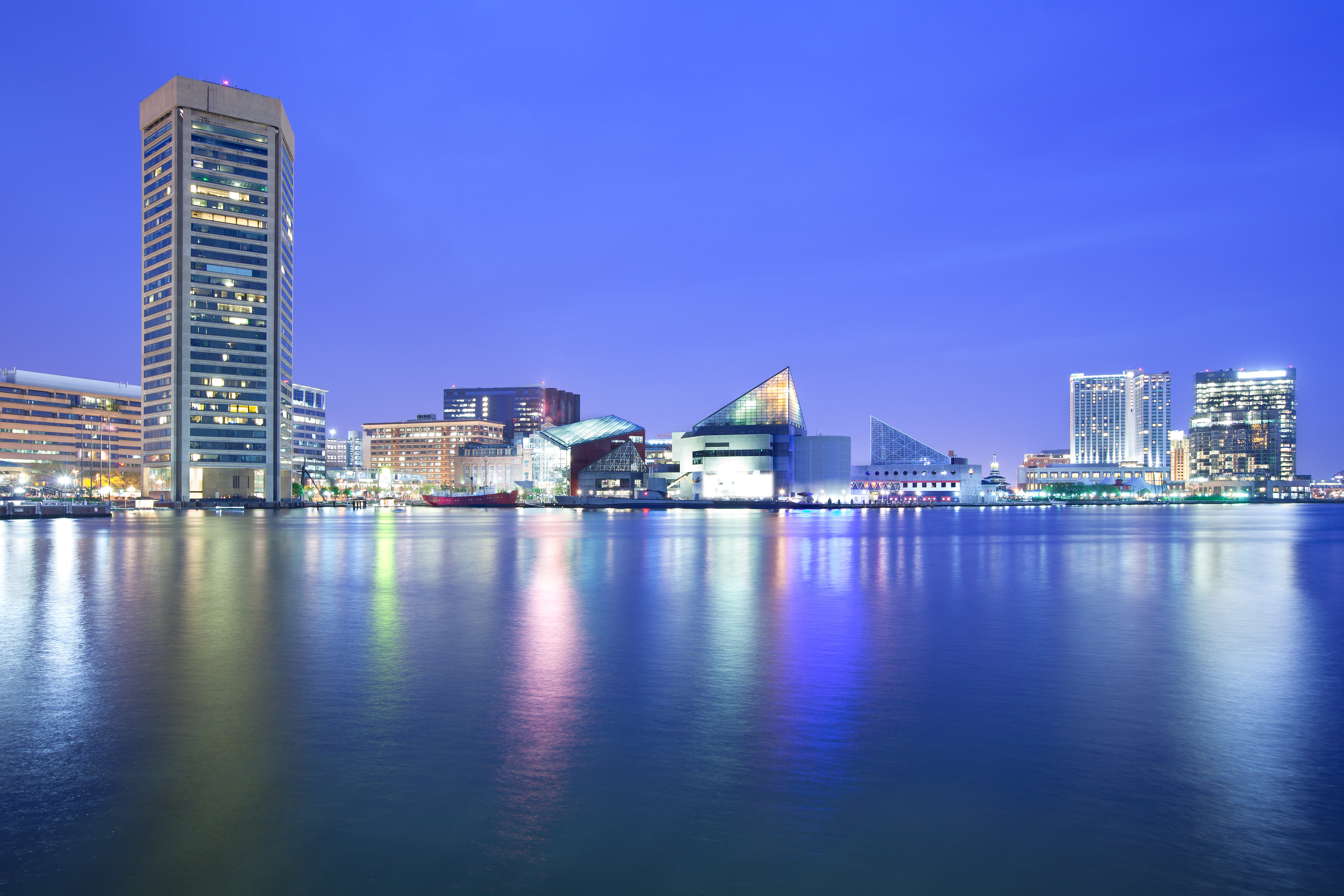 17 Stories Aftan Skyline And Inner Harbor - Wrapped Canvas Photograph ...
