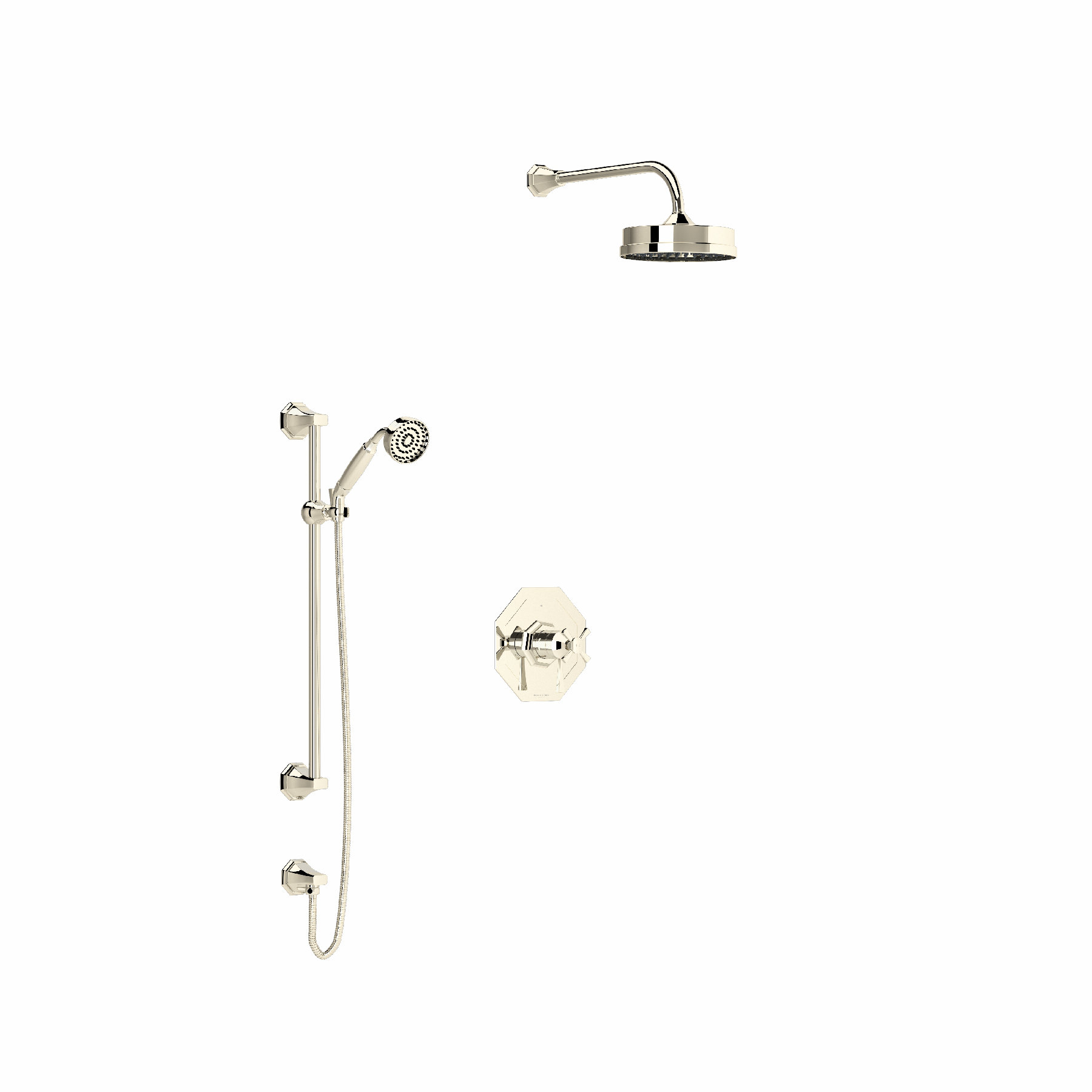 House of Rohl Deco Complete Shower System with Rough in-Valve & Reviews ...