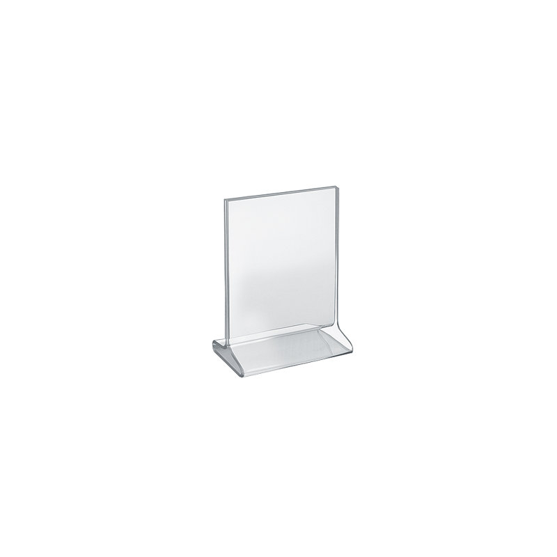 Azar Displays Top Loading Clear Acrylic T-Frame Sign Holder 5.5" Wide x ...
