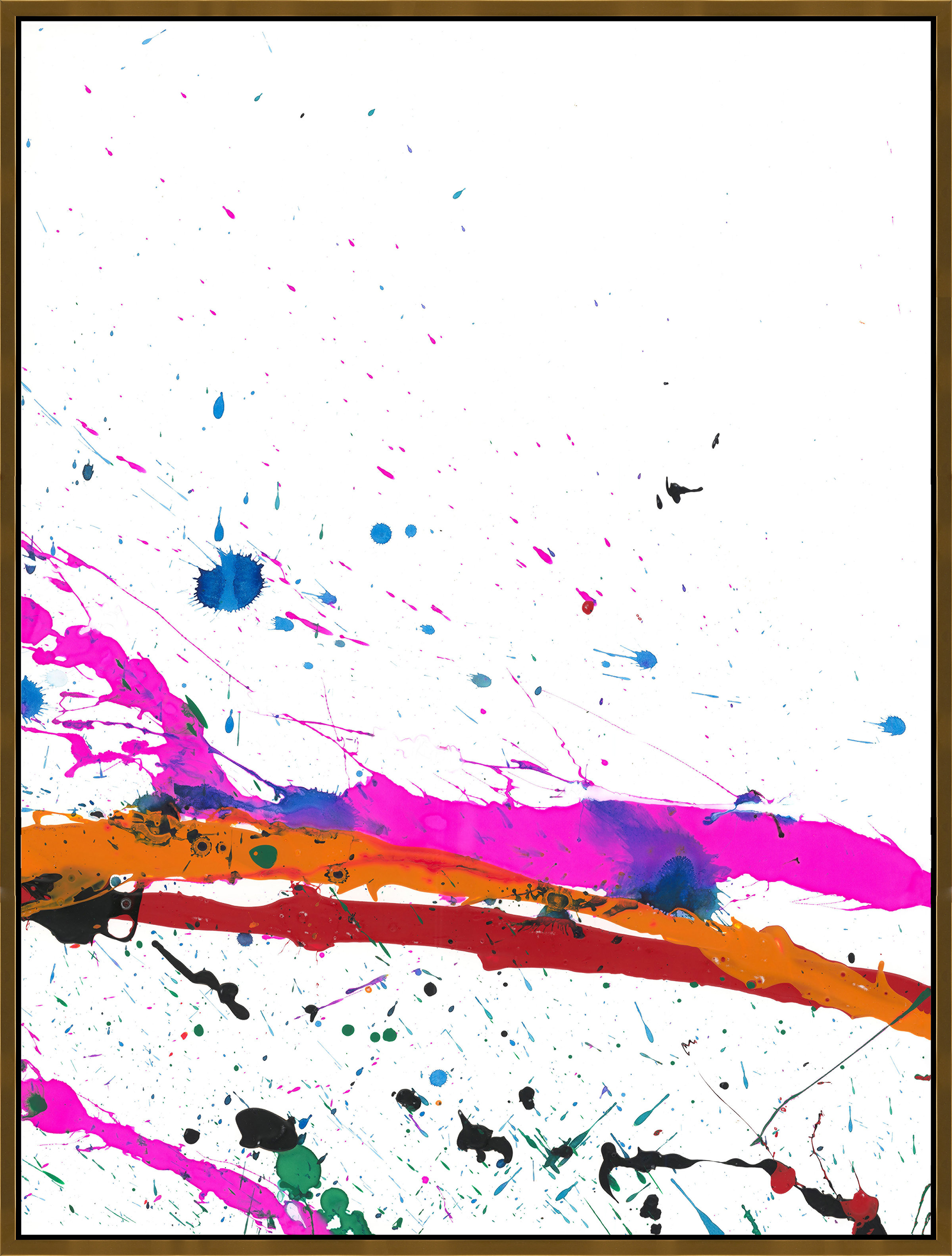 Chelsea Art Studio Winding Colors IV by Danielle Davis - Floater Frame ...