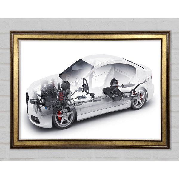 Borough Wharf Inside Of A Car Diafram - Single Picture Frame Print ...