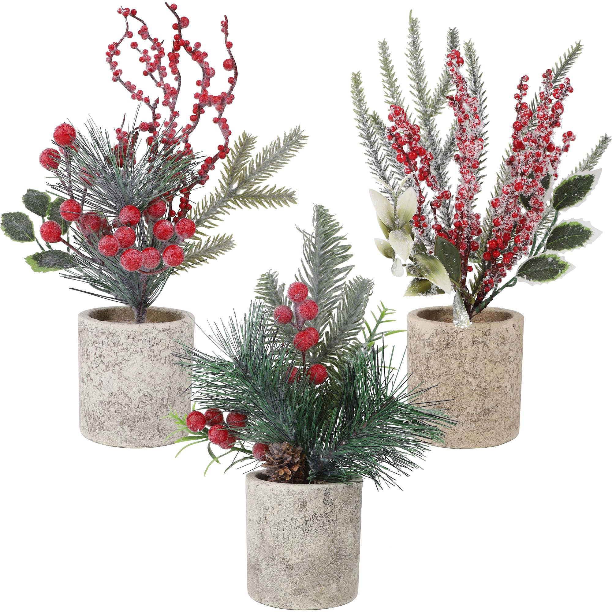 Ophelia & Co. Miniature Christmas Tree Table Decoration, Indoor ...