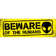 Maturi Beware Of The Humans Slim Tin Sign Wall Décor | Wayfair.co.uk